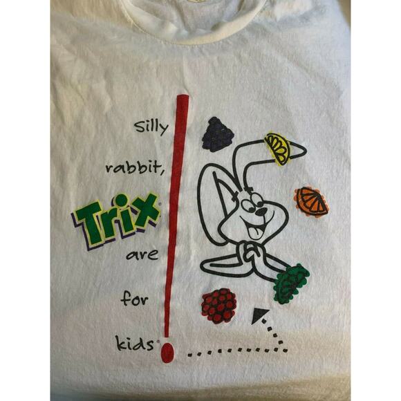 Screen Stars | Shirts | Trix Silly Rabbit Trix Are For Kids Mens Xl ...